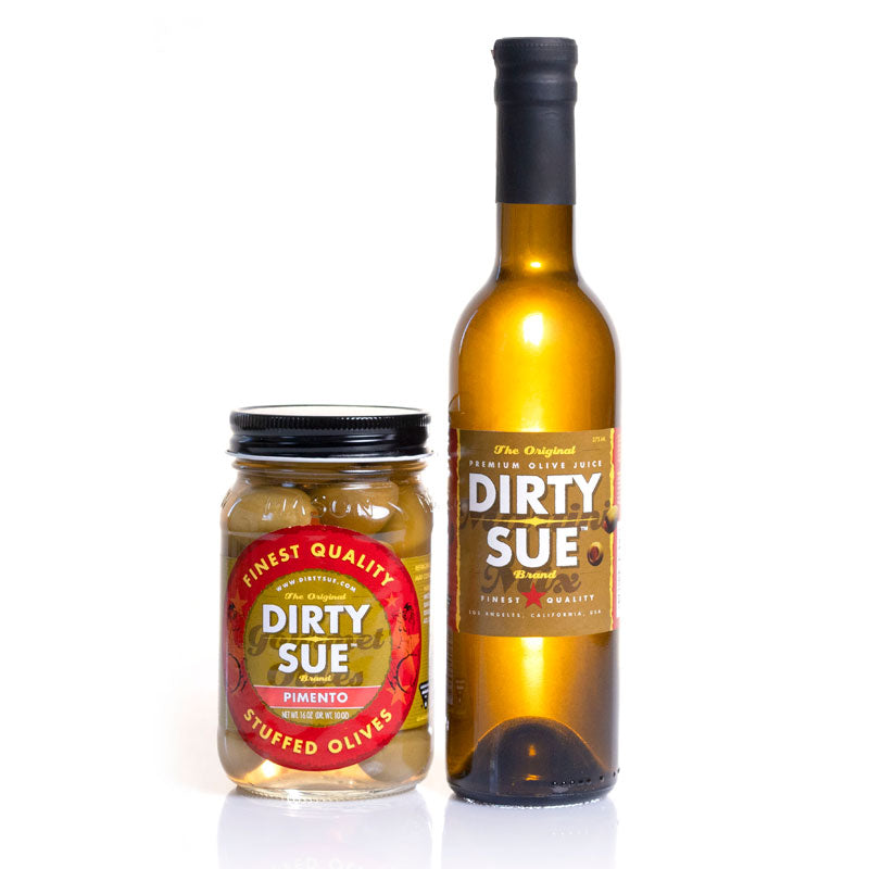 Combo: 16oz Pimento Olives & 375ml Premium Olive Juice – DirtySue